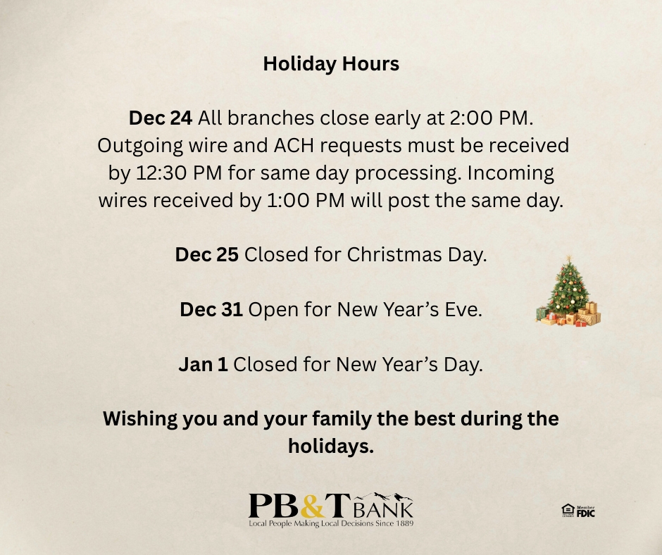 PB&T Bank | Local People Making Local Decisions Since 1889